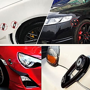 Heart Horse Rear Tow Towing Hook for Universal Car, JDM Bumper Quick Release Front Rear Bumper Fasteners, Decorative Tow Strap Personalized with Chinese Slogan (Black)