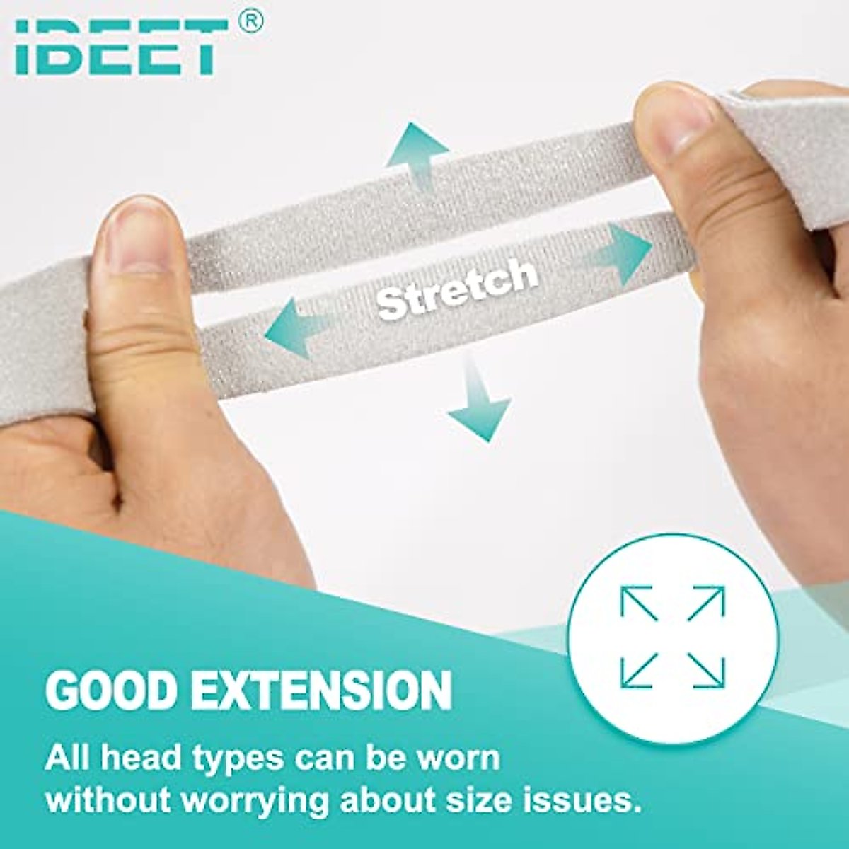 Replacement Strap and Elbow for N30i and for P30i - Stay in Place & Stop Leaks, High-Elasticity Strap and Quick-Release Rotatable Elbow/Swivel Supplied by IBEET