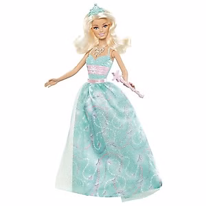 Barbie Princess Barbie Green Dress Doll - 2012 Version