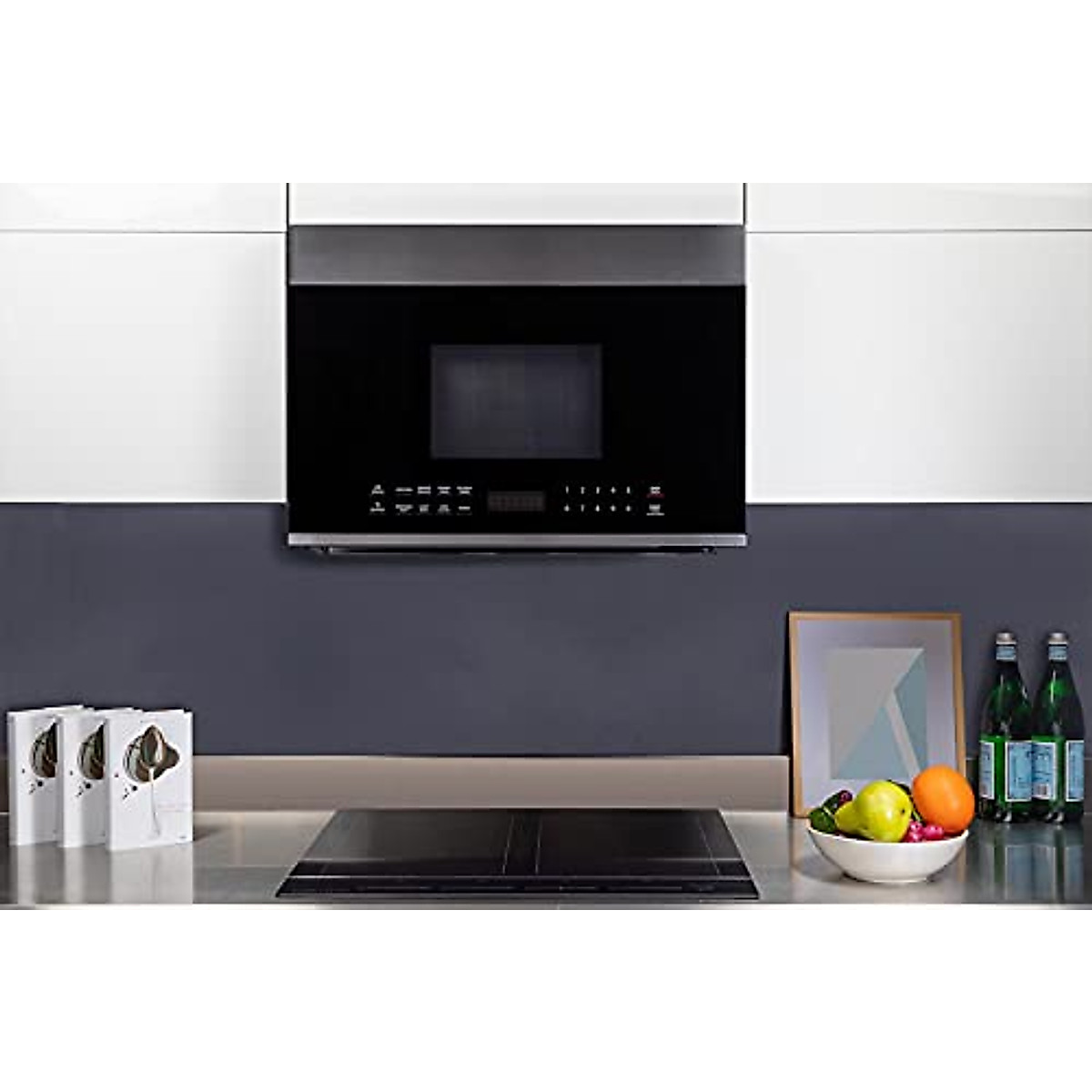 FORTÉ F2413MV5SS 1.3 cu. ft. Capacity 5 Series Over the Range Microwave Oven with 1000 Cooking Watts, Ducted Venting, 300 CFM, 10 Power Levels, in Stainless Steel