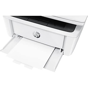 HP LaserJet Pro M28W Wireless All-in-One Monochrome Laser Printer, Ethernet, print speeds up to 18/19 ppm, Print Scan Copy, Auto-On/Auto-Off, White