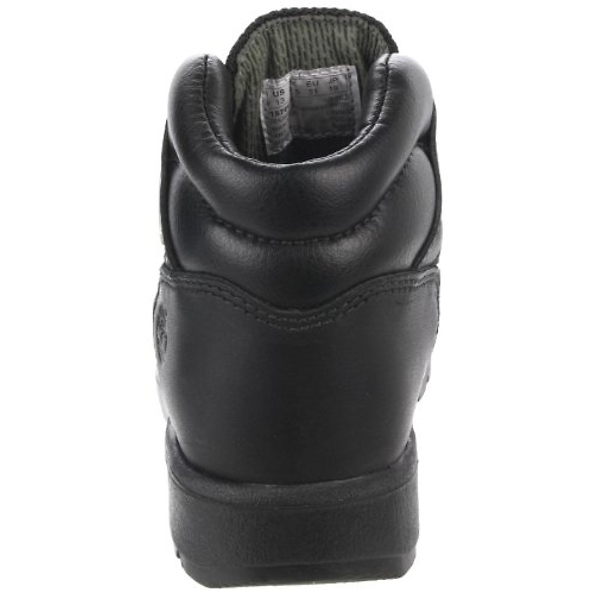 Timberland Euro Hiker Leather and Fabric Boot (Toddler/Little Kid/Big Kid),Black,3.5 M US Big Kid