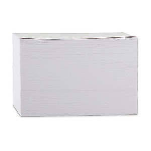 Amazon Basics Heavy Weight Ruled Lined Index Cards, White, 3x5 Inch Card, 300-Count