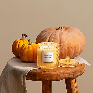 LA JOLIE MUSE Pumpkin Chai Scented Candle, Fall Candles, Natural Soy Candles for Home Scented, 75 Hours Long Burning, 10 oz