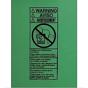 House Naturals 5 Gallon Food Grade BPA Free Container Dark Green Bucket with Screw On Black Lid