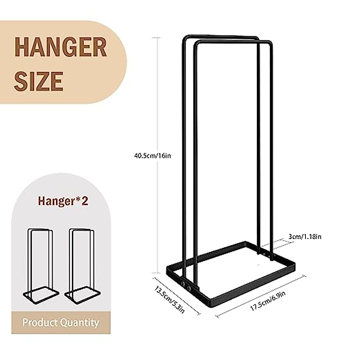 TXINBT 2 Pack Hanger Organizer,Clothes Hanger Stacker for Closet Laundry Room，Can accommodate 110 Wire Hangers，Hanger Storage That fits Hangers