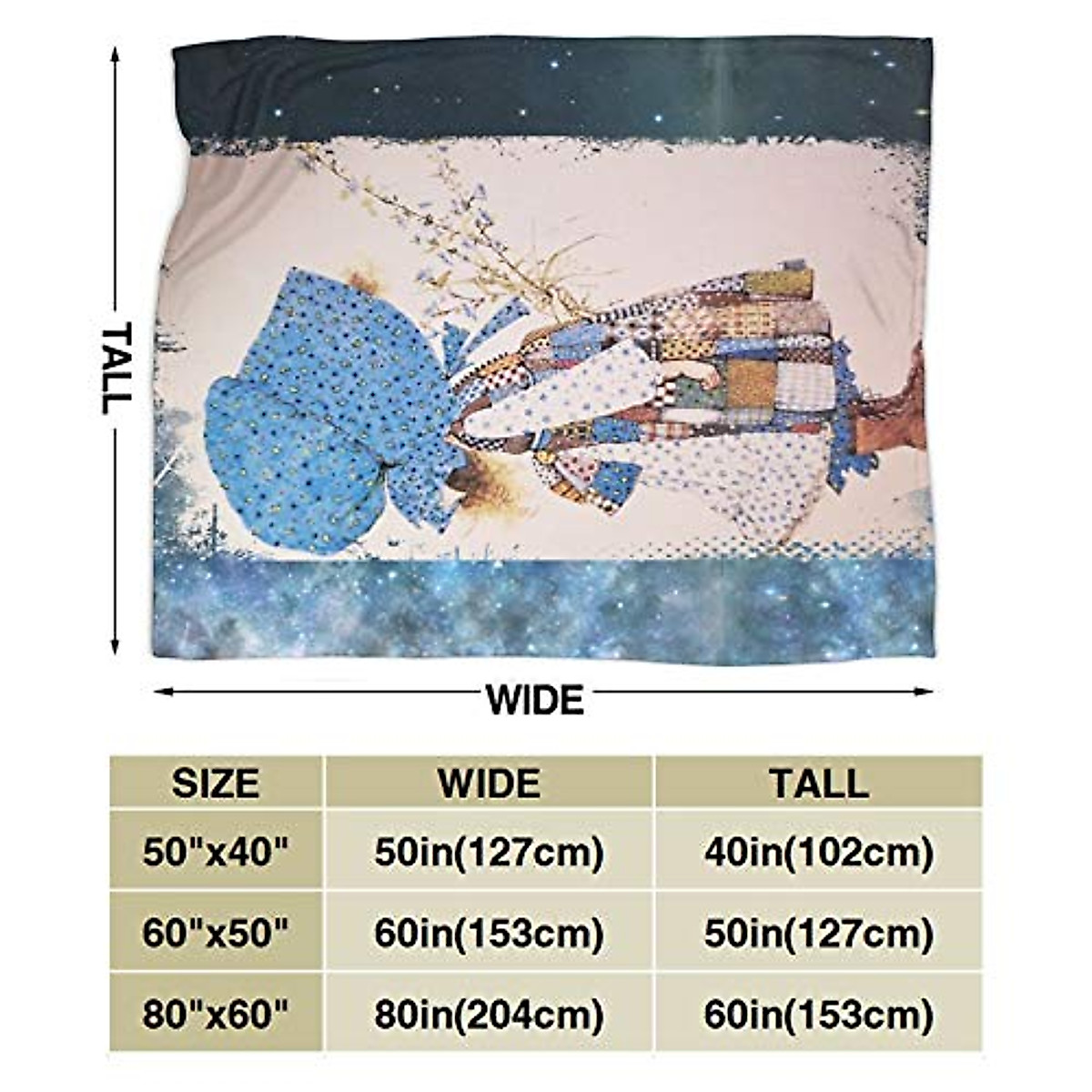 PhillipBFuller Ho-lly Ho-bbie Ultra-Soft Micro Fleece Blanket Band Theme Bed Blanket Comfortable Flannel Sofa Blanket 80"X60"