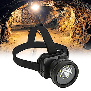 CHICIRIS Head Mounted Camera, NightVision Rechargeable Battery 90 LedHead Lamp Wearable Video Camera 1080P HD for Field WorkMineMining