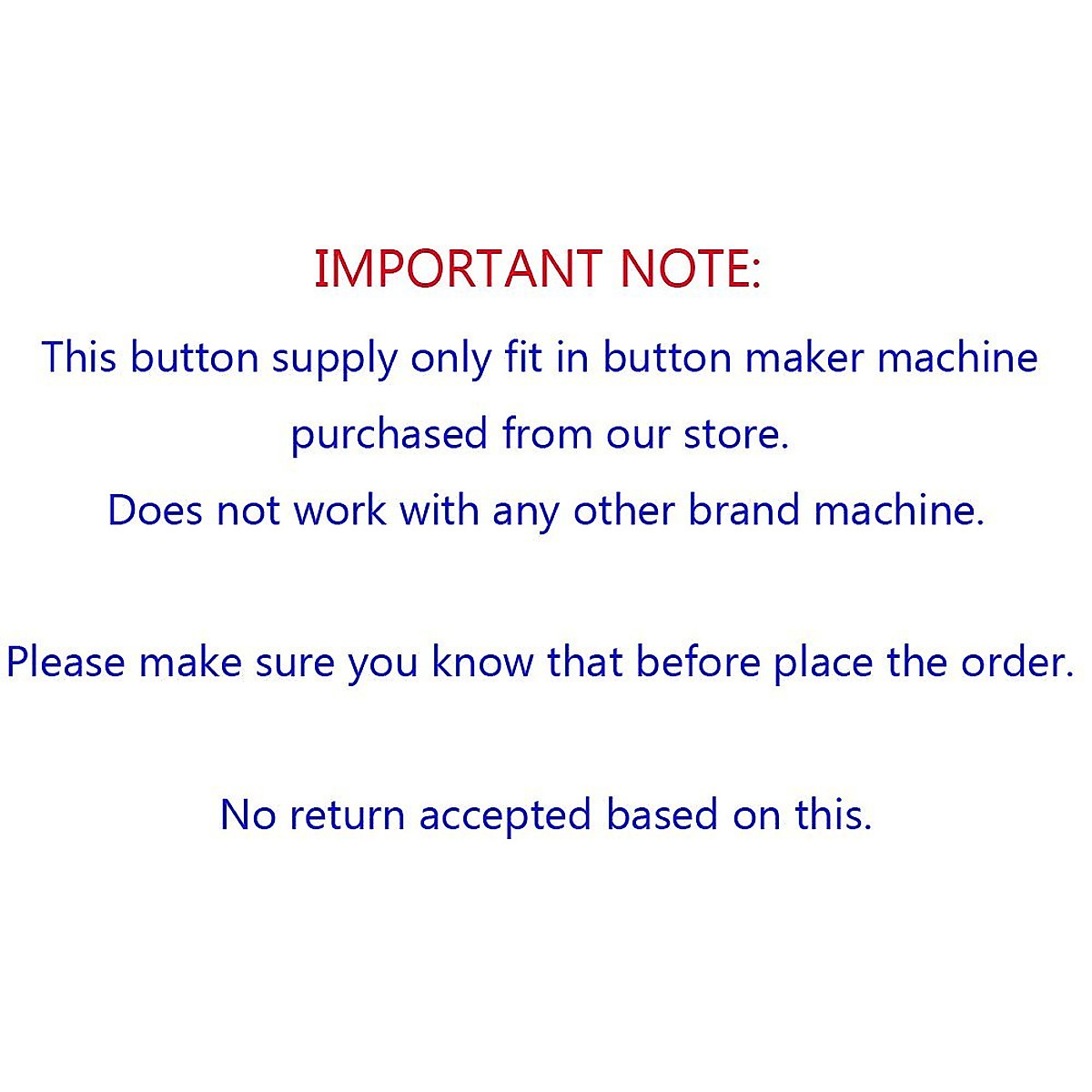 Asc365 3" 75mm Rubber Badge Button Parts for Maker Machine DIY