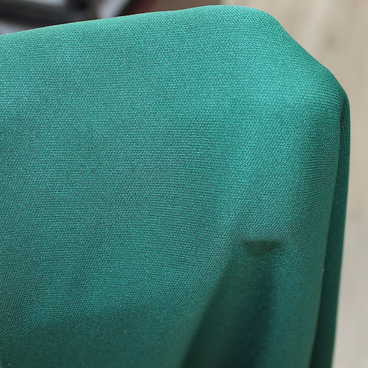 Texco Inc 60" Wide 100% Polyester Interlock Lining – Lightweight Knit Fabric by The Yard for Apparel, Clothing, Draperies, School Projects, Party Decorations, and DIY, Verdant #107 3 Yards