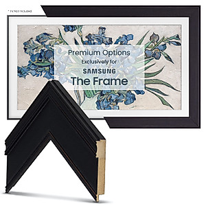 Frame My TV Deco TV Frames - Black Smart Frame Compatible ONLY with Samsung The Frame TV (55", Fits 2021-2025)