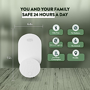 Smart Protector Electronic Fly Trap Kit - 2 Devices + 4 Glue Board Refills - Gnat Traps for Indoor House - Fruit Fly Trap Indoor - Bug Light Trap Indoor