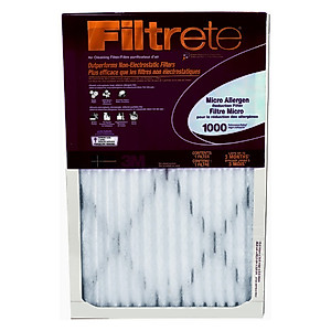 15x20x1, Filtrete Micro Allergen Air Filter, MERV 11, by 3m