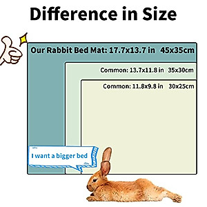 Amakunft 2 Pcs Guinea Pig & Rabbit Bed Mats & Guinea Pig Playpen with Cover, Hamster Playpen with Top, Rabbit Pop Up Playpen with Roof