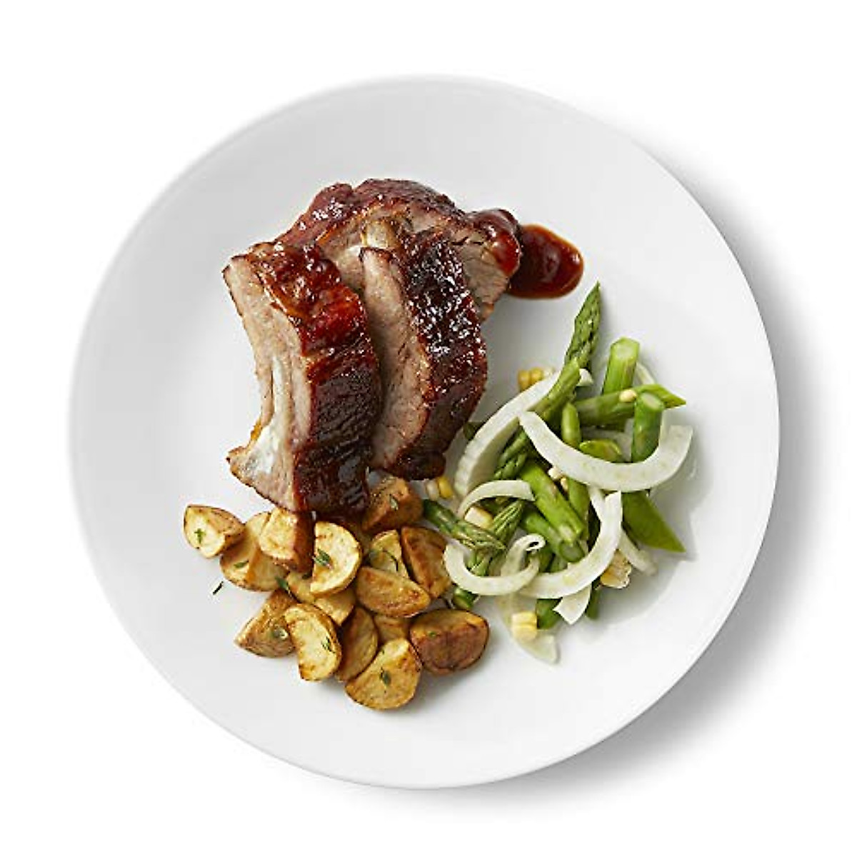 Corelle Winter Frost White Dinner Plates Set (10-1/4-Inch, 6-Piece)