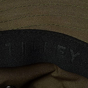 Tilley unisex adult Waxed Bucket Hat, Green, X-Large