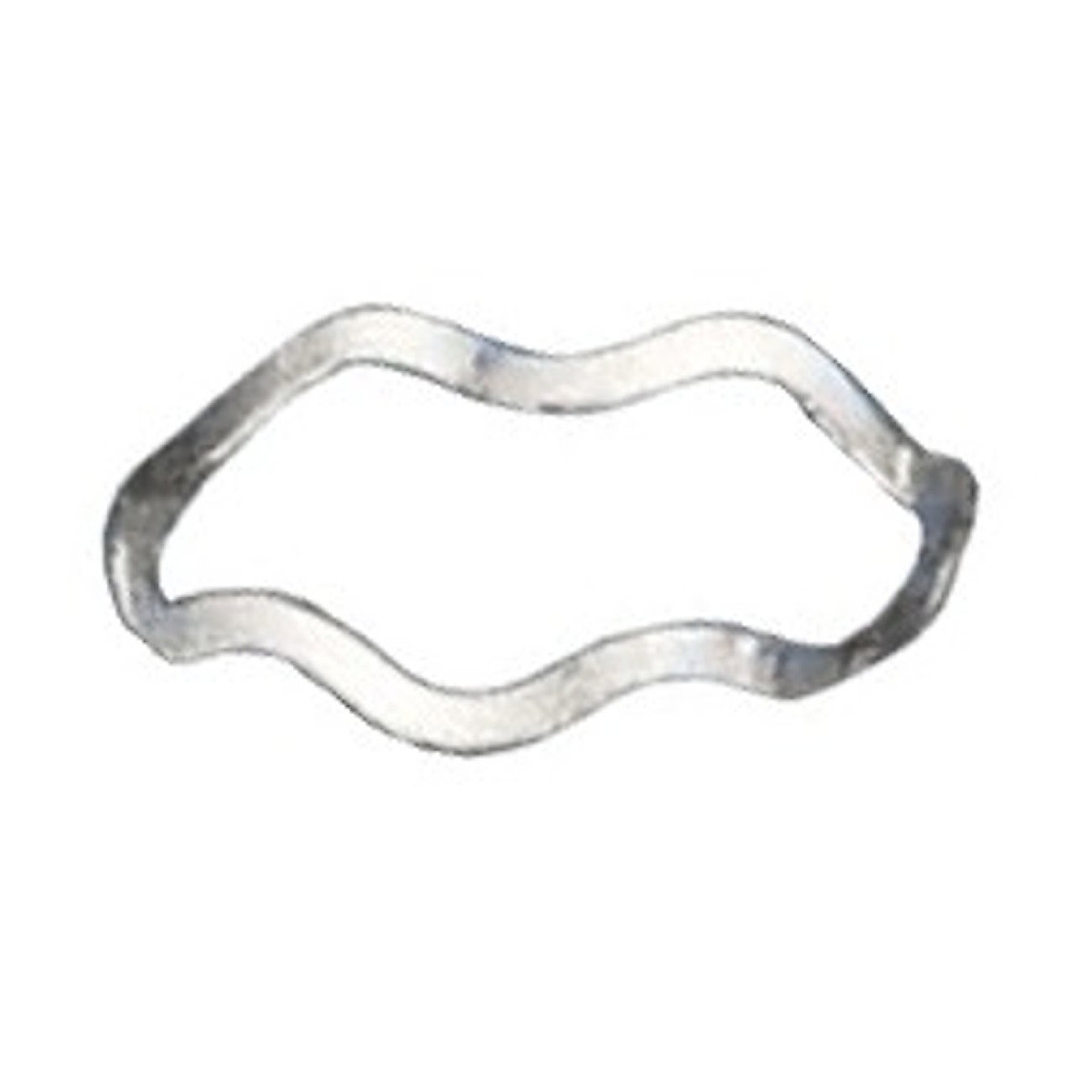 Auntie's Treasures Sterling Silver Thin Band Wavy Ring Size 9