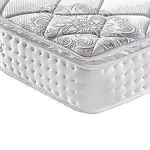 Vesgantti 10 Inch Multilayer Hybrid Twin Mattress - Multiple Sizes & Styles Available, Ergonomic Design with Memory Foam and Pocket Spring/Medium Plush Feel