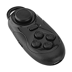 fosa Mini Wireless Bluetooth Game Controller Joystick, Portable Remote Gamepad Selfie Timer Camera Shutter Wireless Bluetooth Mouse for Mobile Phones, Tablets, Computers, TV
