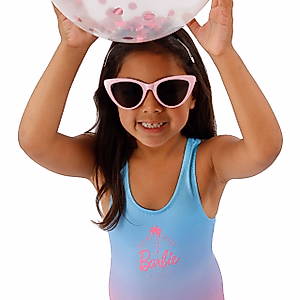 Barbie Swimming Costume | Girls Swimsuit One Piece | 14 | Official Merchandise Multicolor