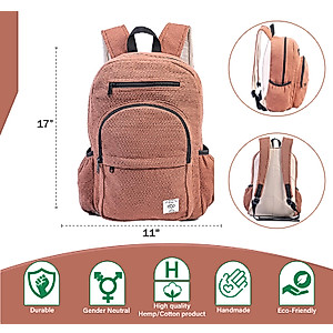 THE COLLECTION ROYAL Himalayan Hemp Cotton Hippie Boho Cloth Casual Bag Daypack Backpack