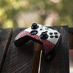 Skinit Decal Gaming Skin Compatible with Xbox One X Controller - Officially Licensed Skinit Originally Designed Polka Dot Split Design