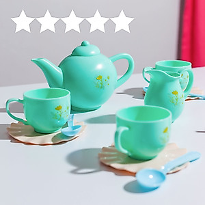 Tea Set Toys- Pretend Play Tea Party Set- Tea Party Playset for Little Girls by Altoi