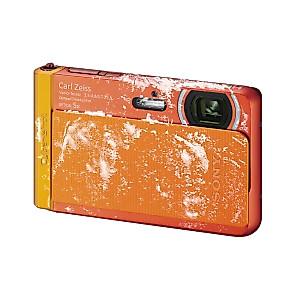 Sony DSC-TX30/D 18 MP Digital Camera with 5x Optical Image Stabilized Zoom and 3.3-Inch OLED (Orange)