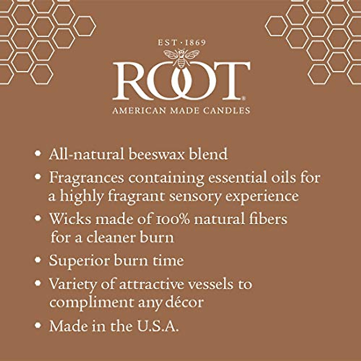 Root Candles Scented Candles Classics Collection Premium Handcrafted Wood Wick Candle, 8-Ounce, Cashmere