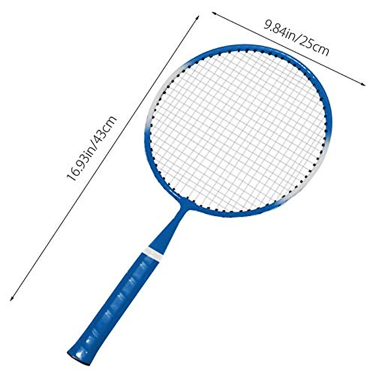 TINTON LIFE 1 Pair Badminton Racket for Children Indoor/Outdoor Sport Game(Blue)