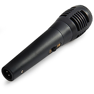 Singing Machine Unidirectional Dynamic Microphone with 5 Ft. Cord