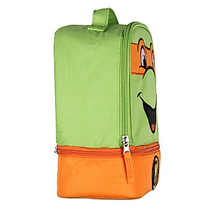 INTIMO Teenage Mutant Ninja Turtles TMNT All Turtles Dual Compartment Lunch Box (Michelangelo)