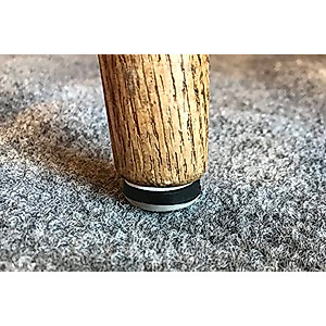 Shepherd Hardware 9471 1-Inch and 1-1/2-Inch Round, Adhesive Slide Glide Furniture Sliders, 20-Count,Tan