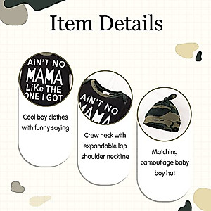 NZRVAWS Baby Boy Clothes 0-3 Months Newborn Boy Outfits Infant Boy Bodysuit Pants Set Baby Boy's Clothing Summer Clothes