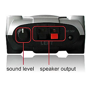 Amphony Wireless Speaker Kit with two Wireless Amplifiers (New Model), Makes Surround Speakers Wireless, 2x80 Watts, 300ft range, Connect to any Audio Source, Better-than Bluetooth Digital Wireless