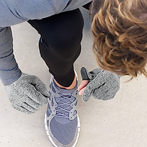 Bencailor 2 Pairs Windproof Waterproof Fingerless Gloves Winter Warm Touchscreen Bicycle Gloves Men Cold Weather Cycling Bike Motorcycle Touch Screen Gloves (X Large)