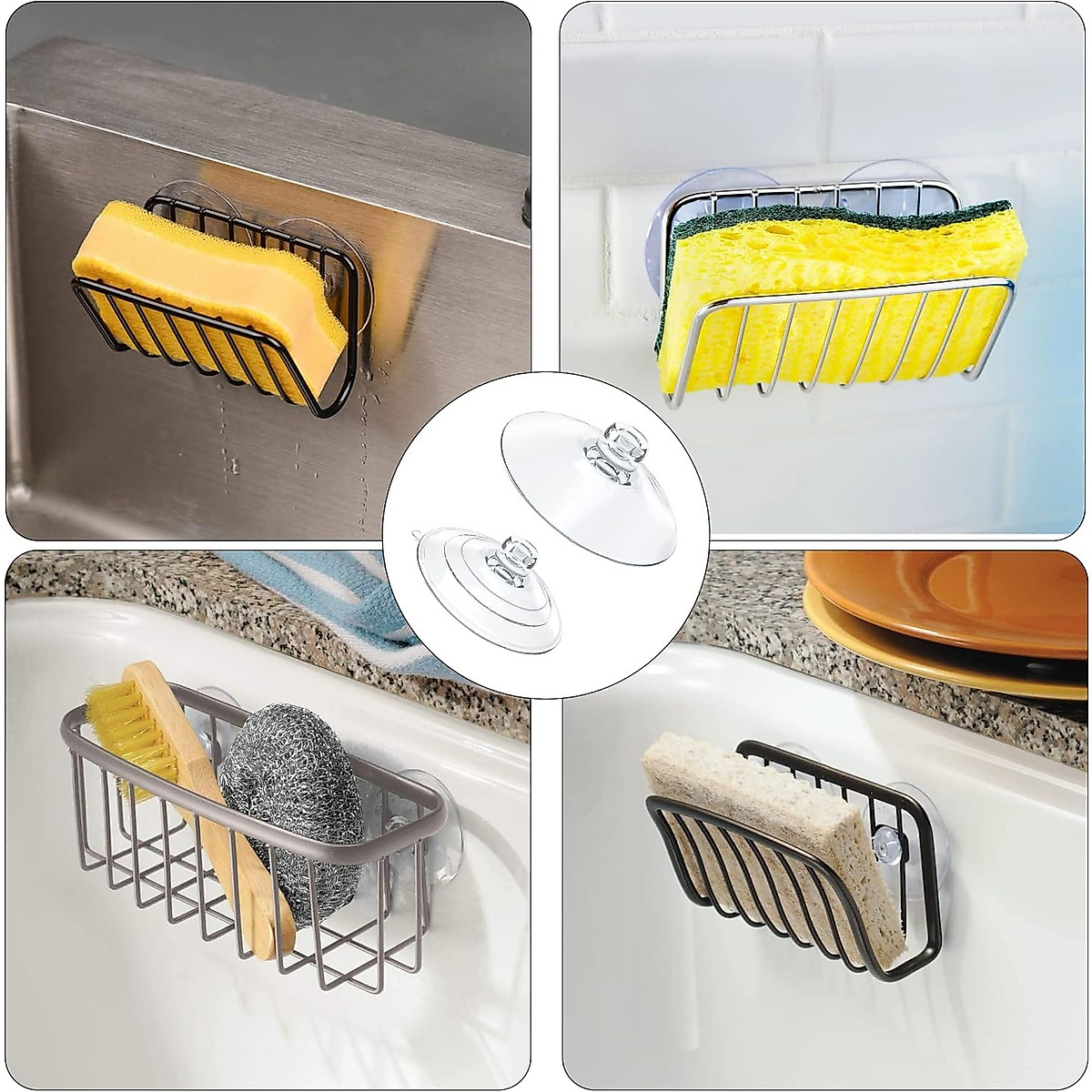 Clip Strip 12 Pack Suction Cups, Heavy Duty Super Sucker Suction Cup Without Hook, 1.75" Diameter, 4 pounds Downward Weighted Rate, Display Signage in Retail, Ideal for Home, Office, & Retail Stores