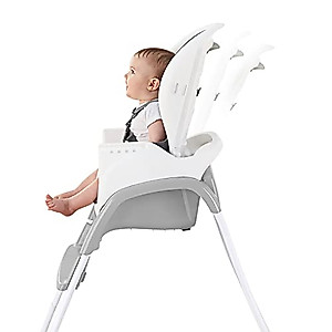 Ingenuity SmartClean Trio Elite 3-in-1 Convertible Baby High Chair, Toddler Chair, and Dining Booster Seat - Slate