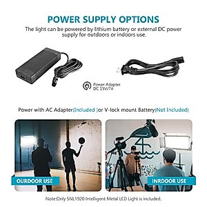 Neewer Professional 1904 LED Video Light with APP Intelligent Control System, Dimmable Bi-Color 3200K-5600K Photography Lighting Kit for YouTube Studio Video Lighting with LCD Screen, Metal Shell
