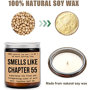 The Fox Designs Chapter 55 Acotar Candle - Acotar Fan Gift - Rhysand Candle - A Court of Thorns and Roses - Velaris Candle - Bookish Candle - Acomaf - Gift Candle, 8oz, Lavender