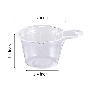 Eowpower 200 Pack 40ml Plastic Disposable Urine Cups Easy to Collect Urine Specimen for Pregnancy Test, Ovulation Test, pH Test