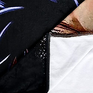 Anime Blanket Luffy Throw Blanket Soft and Fluffy Flannel Blanket Decorate Bedroom Living Rooms Sofa 60"X50"