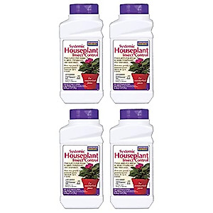 Bonide (BND951 - Systemic House Plant Insect Control, 0.22% Imidacloprid Insecticide (8 oz.), White (4)