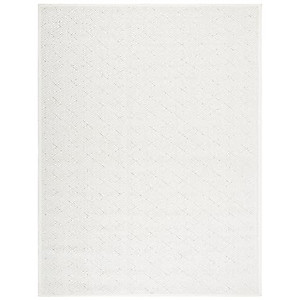 SAFAVIEH Natural Fiber Collection 9' x 12' Ivory NF487A Handmade Premium Wool & Jute Area Rug
