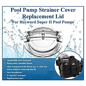 New JSP Pool Pump Replacement Threaded Lid Compatible with Hayward Super II 2 SPX3100D
