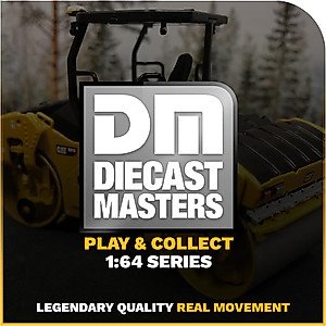 1:64 Scale Caterpillar CB-13 Tandem Vibratory Roller with ROPS - Construction Metal Series by Diecast Masters - 85630- Authentic Cat Trade Dress and Paint - Made of Diecast Metal with Plastic Parts