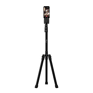 Pivo Tripod - Portable 63-inch Stand Aluminum Lightweight for Smartphone and Camera with Universal 1/4" Thread 3 Level Option for Action Camera, DSLR & Pivo Pods