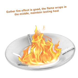 Cabilock Wok Rack Iron Gas Stove Wok Support Ring Wok Support Stand Energy Saving Cooktop Range Pan Gas Cover for Home Restraurant Hotel (Silver)