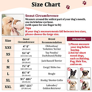 Mayerzon Soft Mesh Muzzles for Small Medium Large Dogs