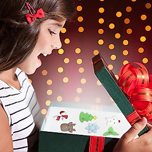 Jofan 24 PCS Christmas Mochi Squishy Toys Christmas Toys Squishies for Kids Girls Boys Toddlers Christmas Party Favors Stocking Stuffers Gifts